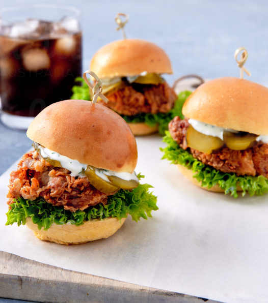 Chicken Sliders - Minibites Australia