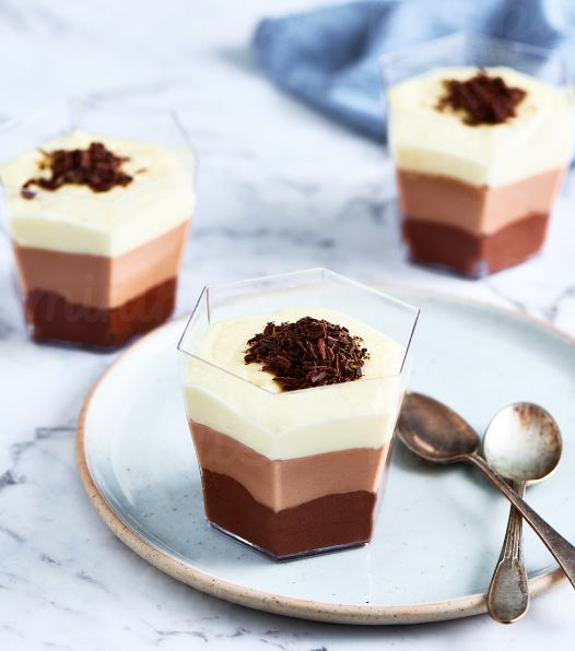 Trio Chocolate Mousse - Minibites Australia